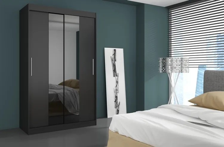 ADRK Furniture Posuvná skříň s zrcadlem DALLAS 180 SW-DAL-B-180+A289