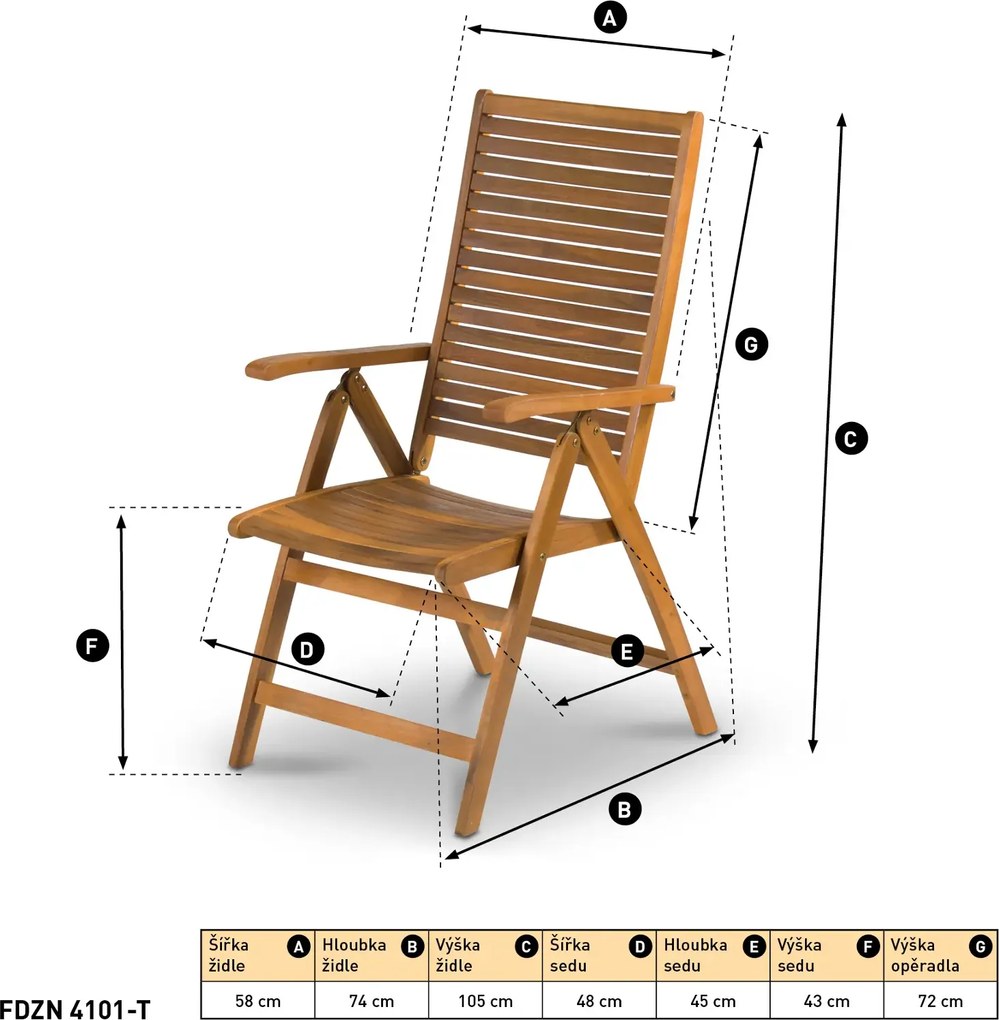 Fieldmann FDZN 4101 Zahradní křeslo