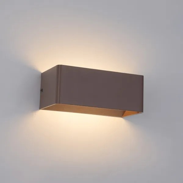 Brilagi - LED Venkovní nástěnné svítidlo DONNANI LED/7W/230V 20 cm hnědá IP44