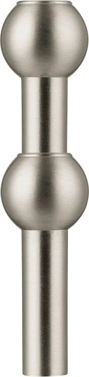 Kovová váza v matně stříbrné barvě (výška 10 cm) Nagel – STOFF Nagel