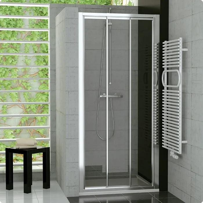 SanSwiss Ronal Top-Line TOPS310000122 sprchové dveře sklo Durlux 100 x 190 cm