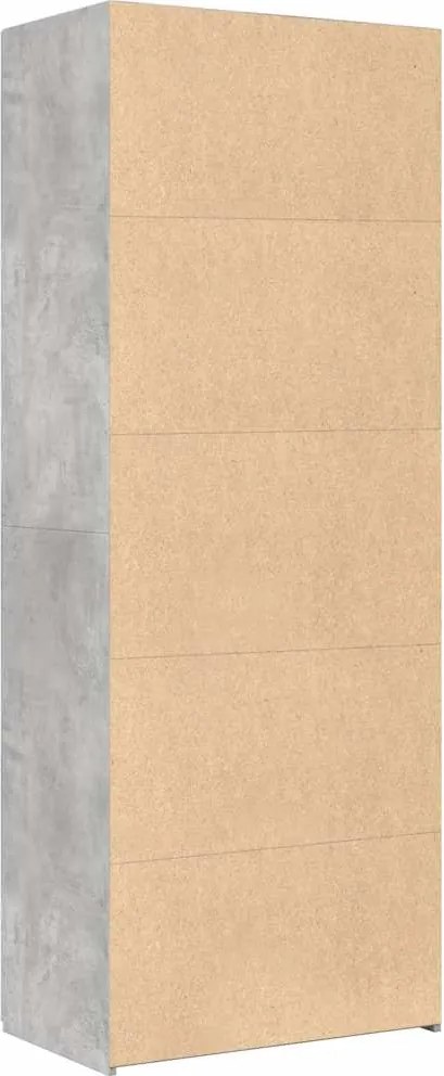 Skříň highboard betonově šedá 70x42,5x185 cm kompozitní dřevo 3281430