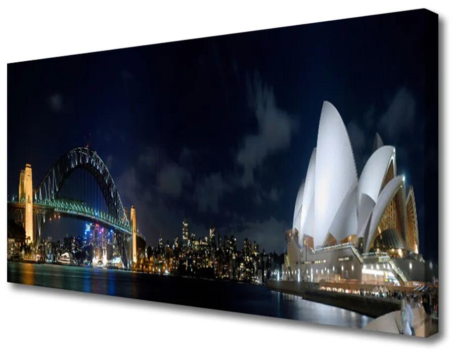Obraz na plátně Sydney Most Architektura 140x70 cm