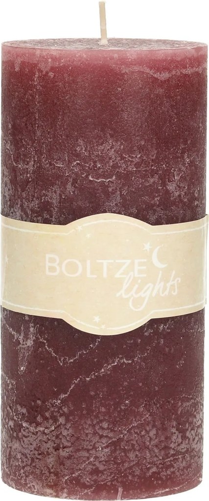 Svíčka Lea 15cm claret