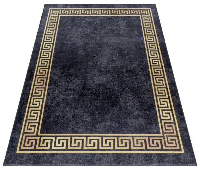 Vopi | Kusový koberec Fiesta 4305 black - 160 x 230 cm