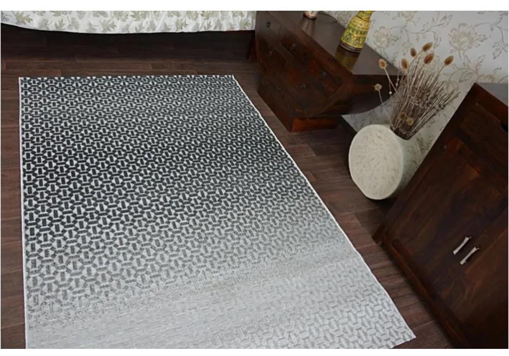 Kusový koberec PP Struktura šedý 120x170cm