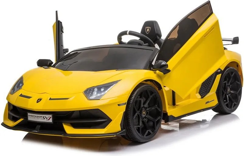 LEAN CARS Elektrické autíčko Lamborghini Aventador SX2028 žluté