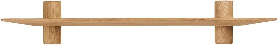 Police z dubového dřeva ve světle přírodní barvě 110 cm Calcata – House Nordic