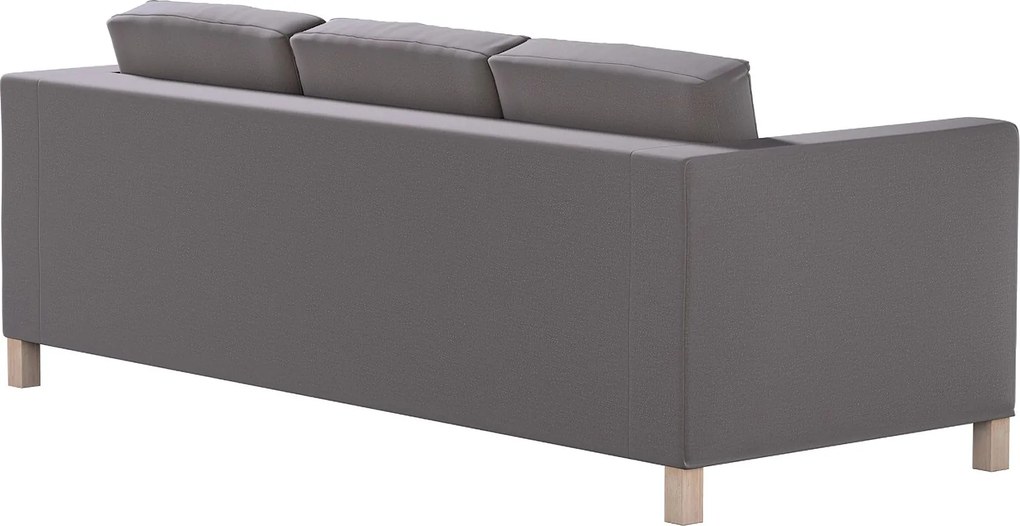 Potah na pohovku IKEA  Karlanda 3-místná nerozkládací, krátký barva hnědá látka sametová