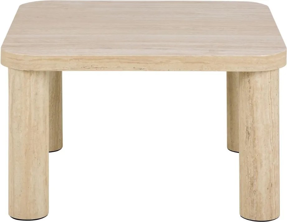 Konferenční stolek Solano 60 cm béžový travertin