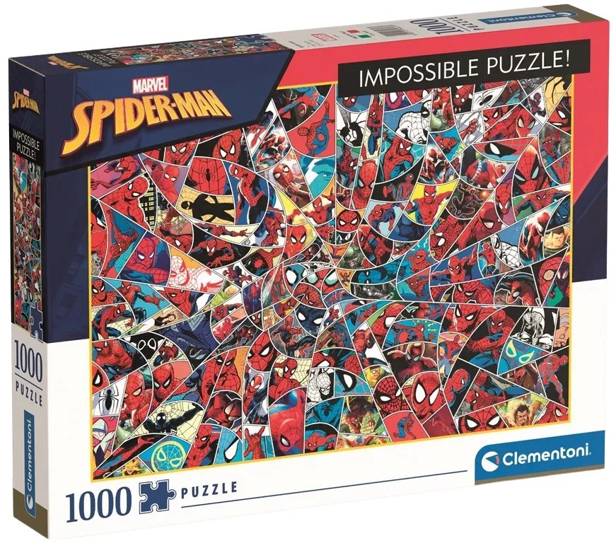 Clementoni - Puzzle 1000 Impossible: Spider-Man