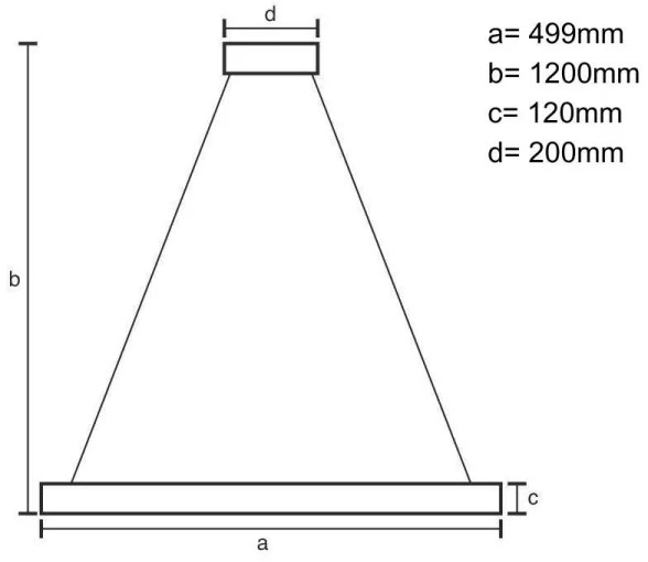 LED Stmívatelný lustr na lanku LED/90W/230V 3000-6500K chrom + dálkové ovládání