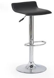 HALMAR Barová židle H-1 40x39x63-84cm - černá
