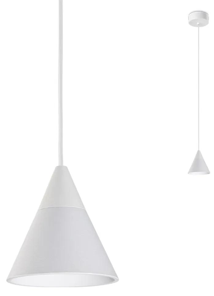 Redo 01-1750 závěsné LED svítidlo Eiko pískově bílé, 6W, 3000K, ø7,2cm