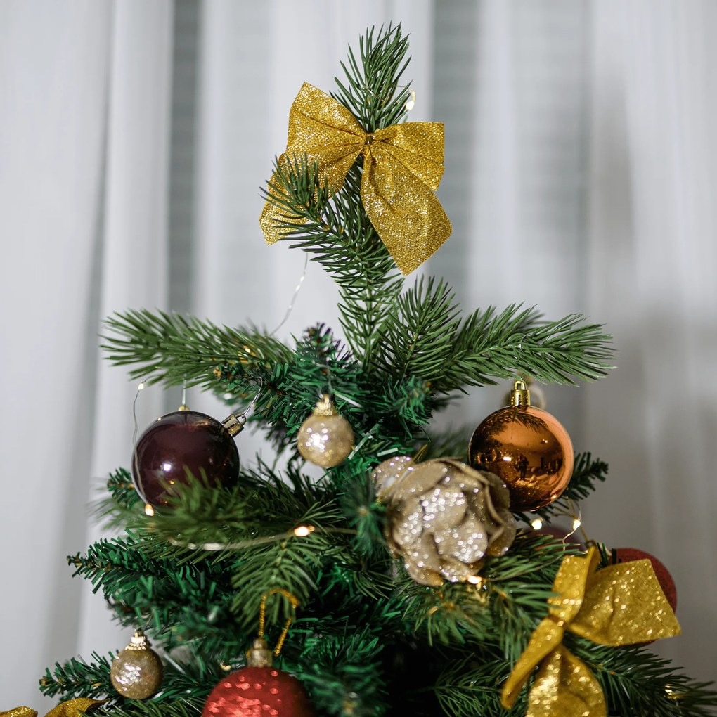 3D vánoční stromek, zelená, 120 cm, CHRISTMAS TYP 9