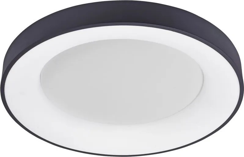 Stropní Svítidlo do obývacího pokoje Led 50W kulatý černý 60 cm Giulia 5304-850RC-BK-3 Italux