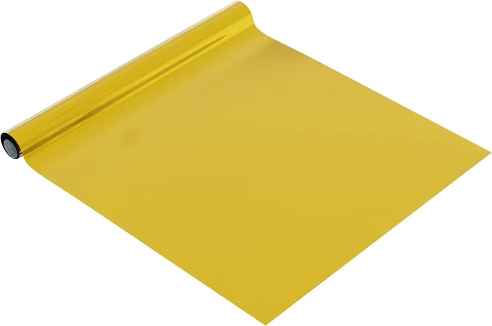 Samolepící tapeta na nábytek zlatá vysoký lesk 500 x 90 cm PVC 326149