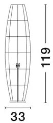 Designová stojací lampa Anada