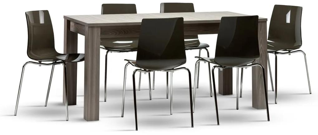 Stima Jídelní stůl RIO | Rozklad: S rozkladem + 40 cm,Délka stolu: 120,Odstín: beton tmavý