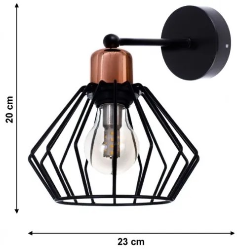 Nástěnné svítidlo PORTO 1xE27/40W/230V