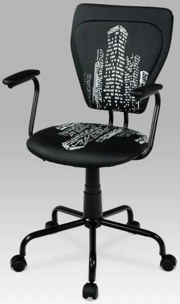 Autronic Kancelářská židle KA-T242, černá Černá
