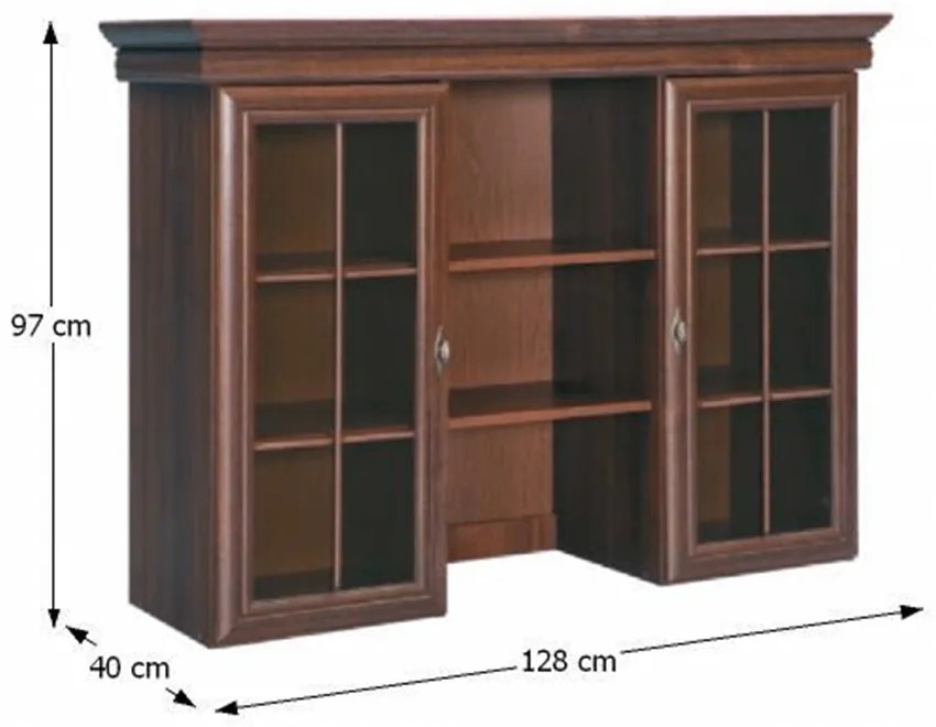Kondela Nástavec s vitrínou, samoa king, KORA KN4