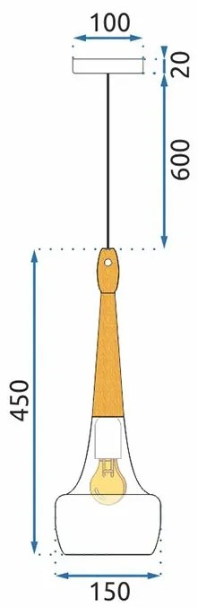 Toolight Stropní svítidlo APP937-1CP Bílá