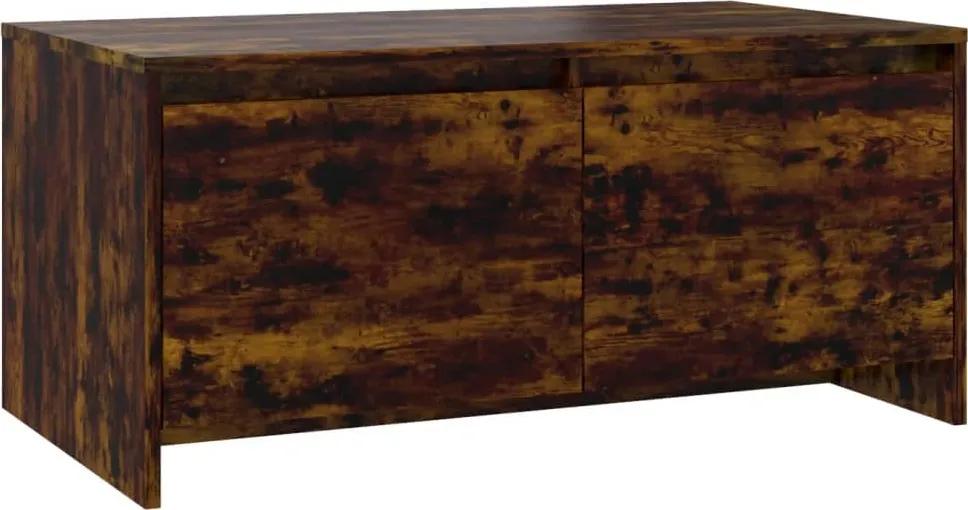vidaXL Konferenční stolek 90x50x41,5 cm kompozitní dřevo [813029] Barva: hnědý dub