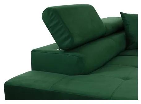 Rohová rozkládací sedačka ve tvaru U Torezio Bis, Potah: Soft 029 (šedá) ekokůže + Lux 05, Strana: levá