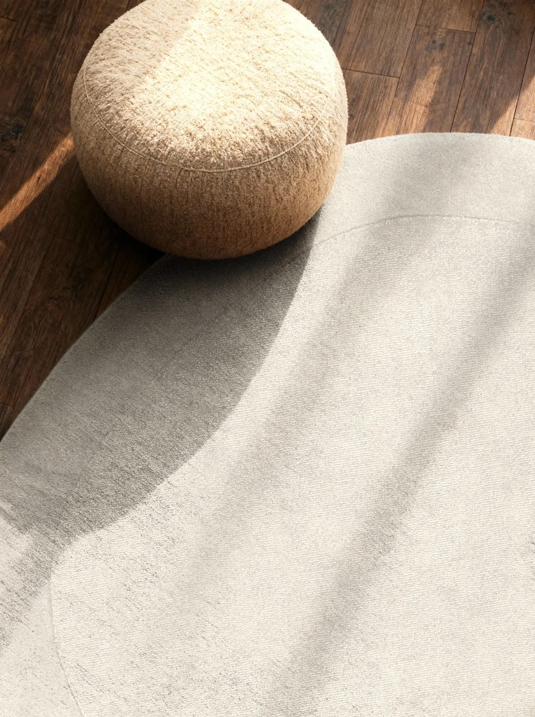 Villeroy & Boch Kusový koberec Kivi 106285 Cream, 160x160 (průměr) kruh, bílá, ložnice