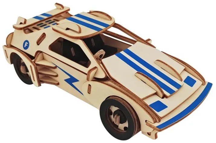 Woodcraft Dřevěné 3D puzzle Závodní auto F 20