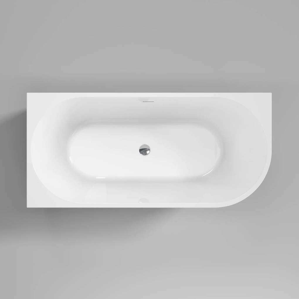 Rea Sydney Bellanto, akrylová rohová vana 170x80 cm, levá, bílá lesklá, REA-W6901