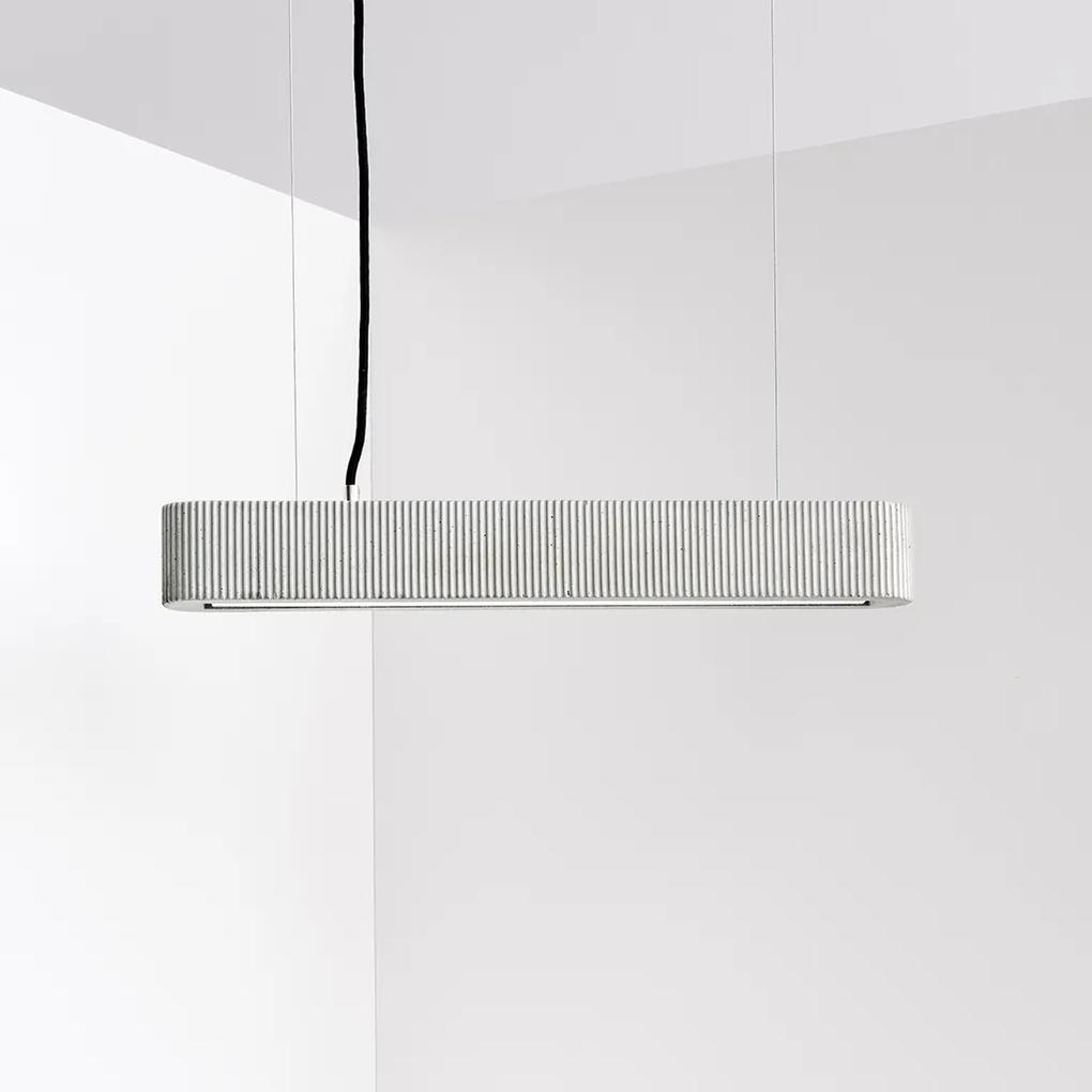 Designové závěsné LED svítidlo z barevného betonu S4  Designové závěsné LED svítidlo z barevného betonu S4 Dekor: Beton světlý, Kabel: Bílý, Teplota…