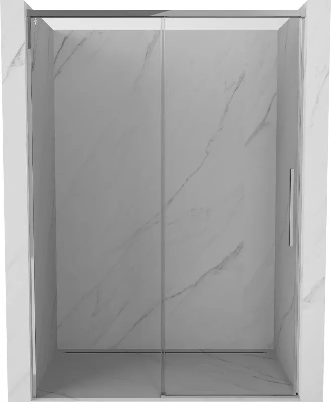 Mexen Rox, posuvné sprchové dveře 150 cm, čiré sklo, chromový profil, 8C2-150-000-01-00