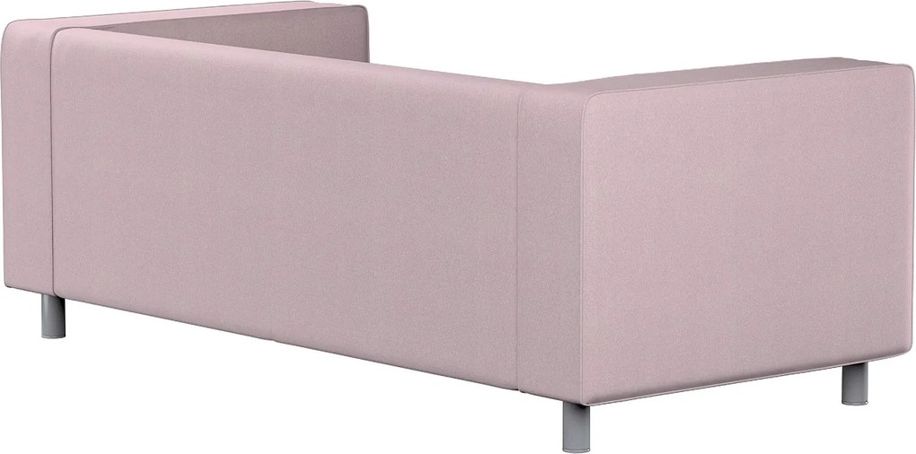 Potah na pohovku IKEA Klippan 2-místná barva růžová látka pletený vzor
