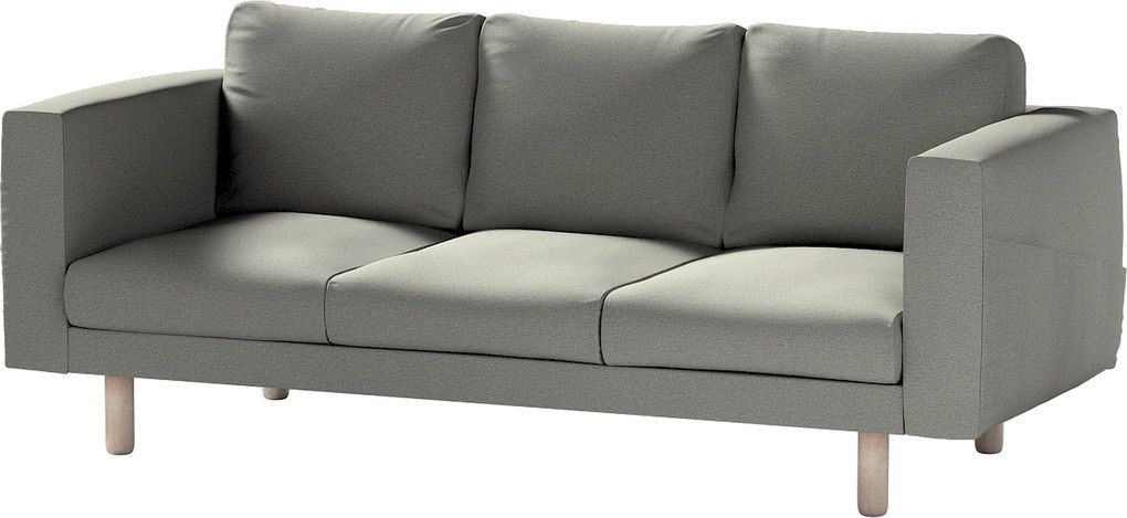 Potah na pohovku IKEA Norsborg 3-místná barva šedá látka pletený vzor