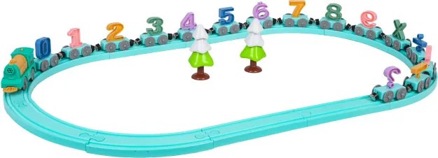 Edukativní vláčkodráha s čísly 53 dílů