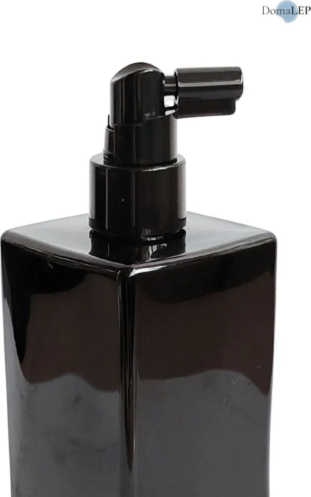 Dávkovač na mýdlo 500 ml černý s černým sprejem LUNA