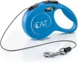 Flexi Cat XS lanko 3m modré / Vodítko