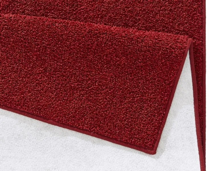 Hanse Home, Kusový koberec Pure 102616 Red, 80x150, červená, kancelář