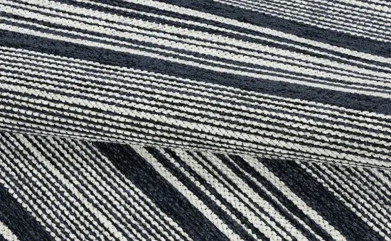 Oriental Weavers, PRO ZVÍŘATA: Pratelný Laos 125/999X, 55x85, černobílá, chodba / předsíň