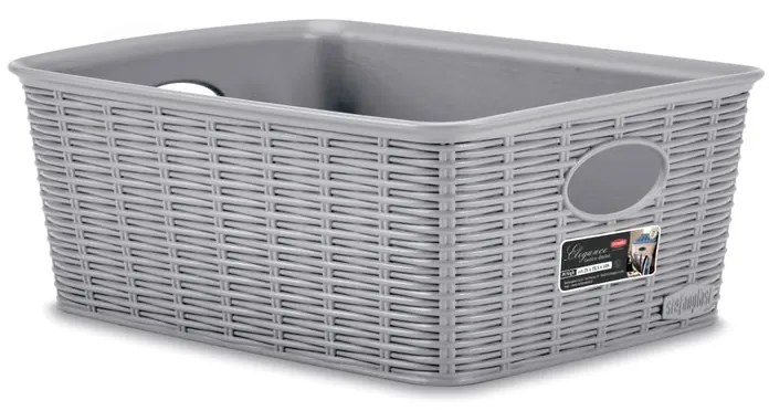 STEFANPLAST Elegance 30988 Úložný koš M High, šedý