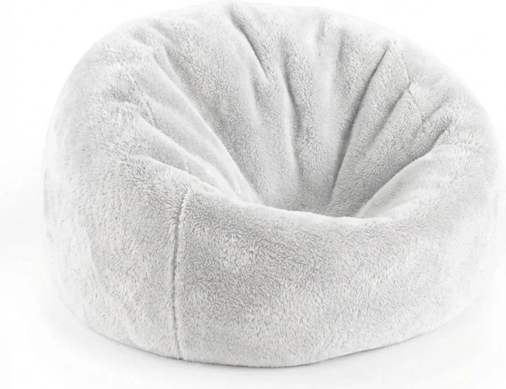 Sablio Sedací vak Cocoon SOFTY - Cloud White - 75 x 45 x 35 cm