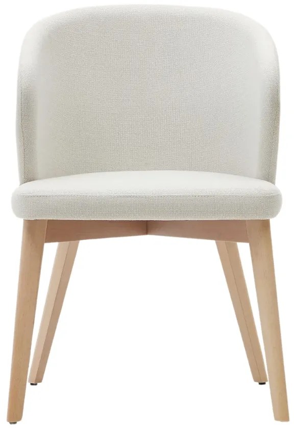 Béžová čalouněná jídelní židle Kave Home Darice