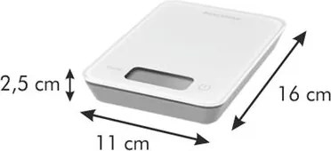 TESCOMA Digitální kuchyňská váha ACCURA 500 g