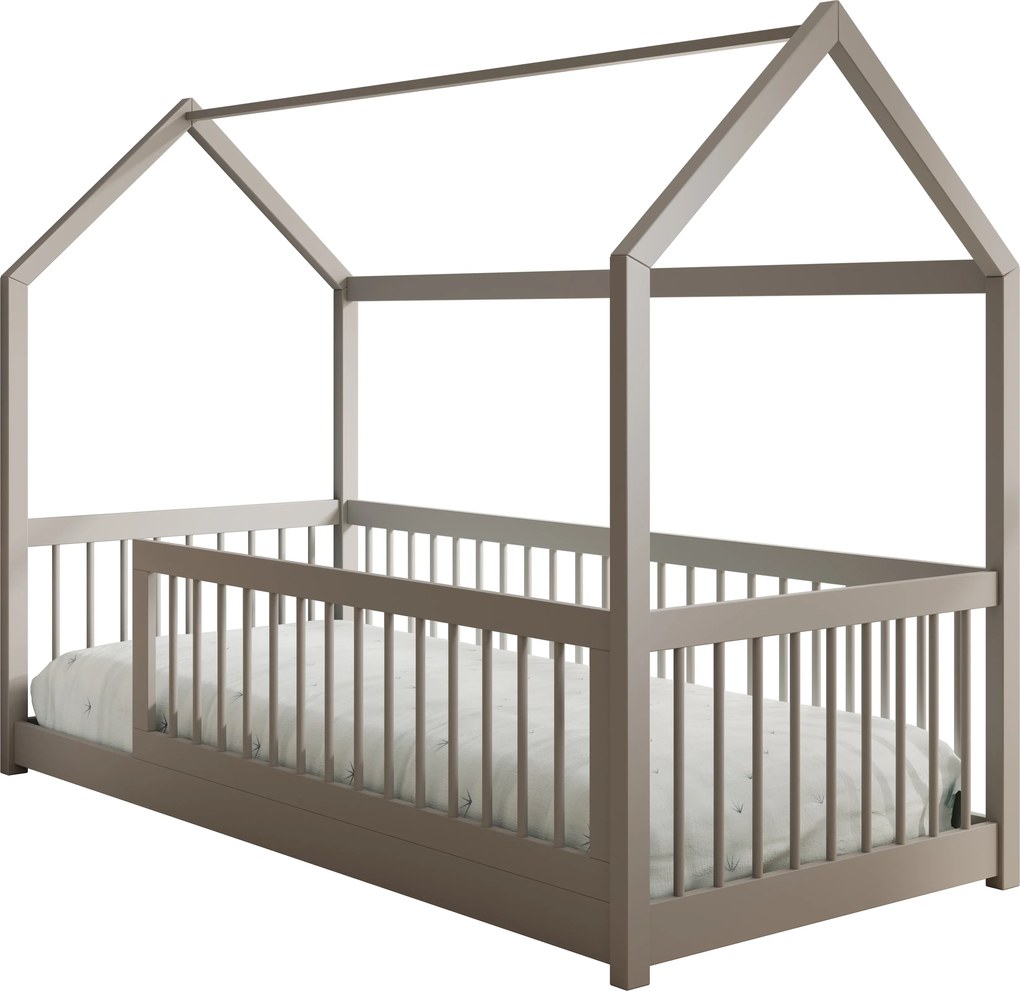 ADRK Furniture Postel Domek Graja s matrací CH-GRA-G-200-M