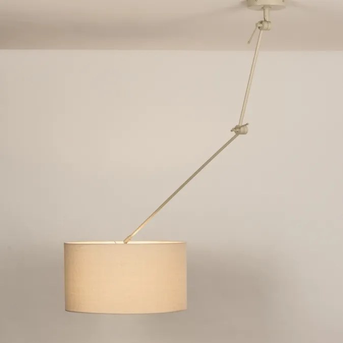 Závěsné nastavitelné svítidlo nad jídelní stůl Snap Light Crema and Taupe