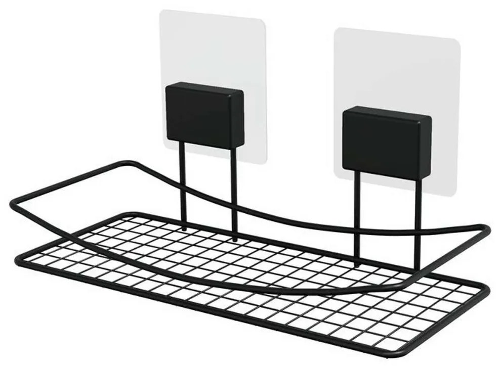 Compactor Bestlock Magic - Polička drátěná 15x25x12 cm, černá RAN10208