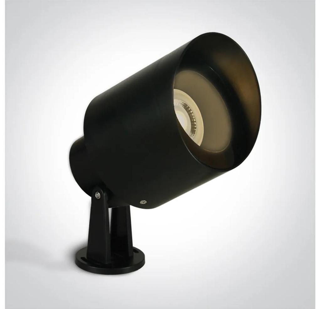 ONE Light 67204G/B zahradní bodové svítidlo, černé, GU10, 20,5cm, IP65