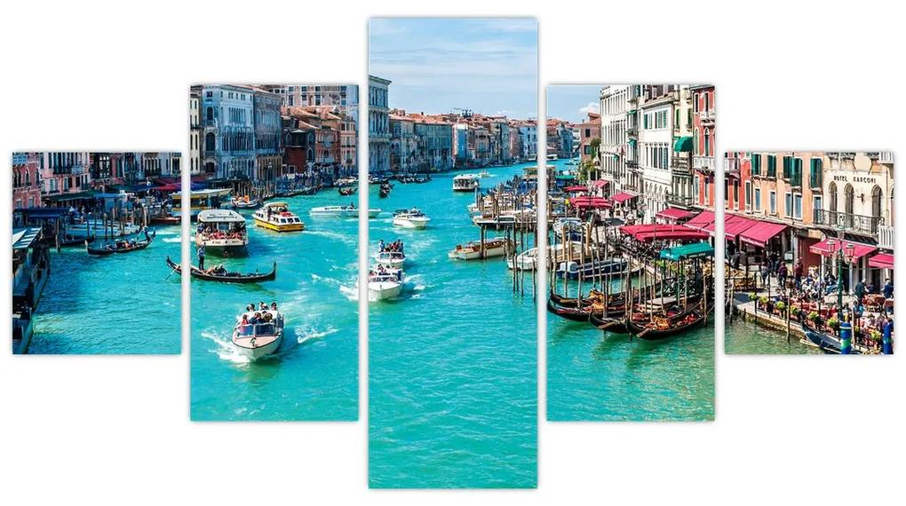 Obraz - Canal Grande, Benátky, Itálie (125x70 cm)